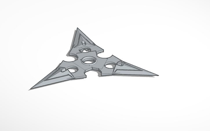 3D design Genji Throwing Star - Tinkercad