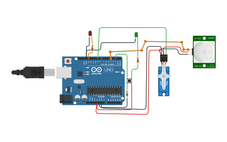 Circuit Design Interrupt Demo Tinkercad