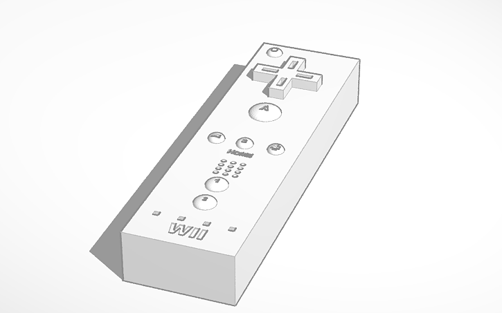 3D design wii remote - Tinkercad