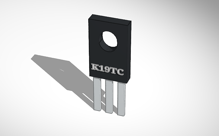 3d Design Transistor Tinkercad
