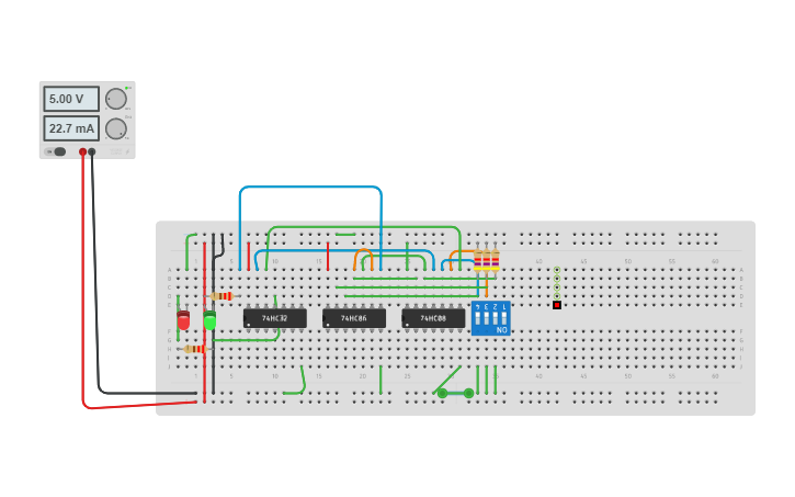 Circuit design Parte 1 Practica 10 | Tinkercad