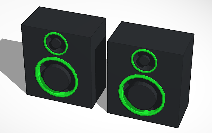 3D design Speaker - Tinkercad
