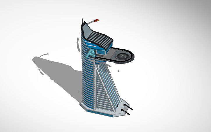 3D design Avengers tower - Tinkercad