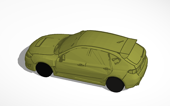 3D design Are dream car - Tinkercad