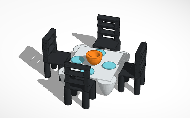3D design food room | Tinkercad