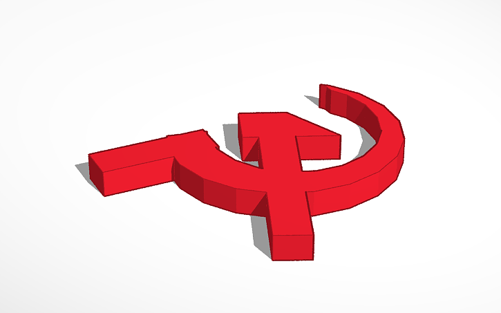 3D design communist - Tinkercad