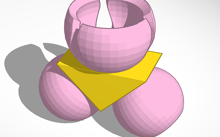 3D design Split 2 #Popcorn | Tinkercad