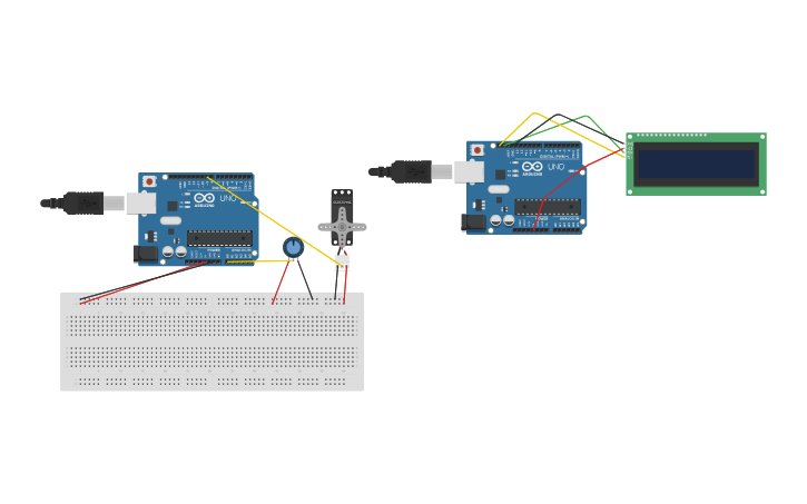 Circuit design Servo Motor with Arduino - Tinkercad