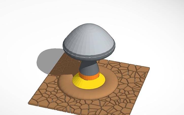 3D design nuke cloud - Tinkercad