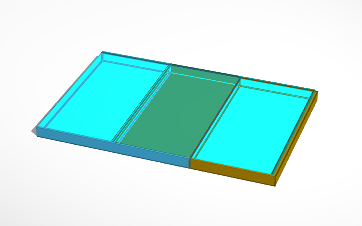 3D design overlapping rectangles | Tinkercad