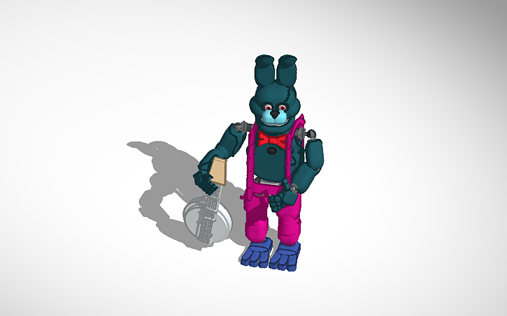 3D design i made bonnie a little more accurate to his official render ...