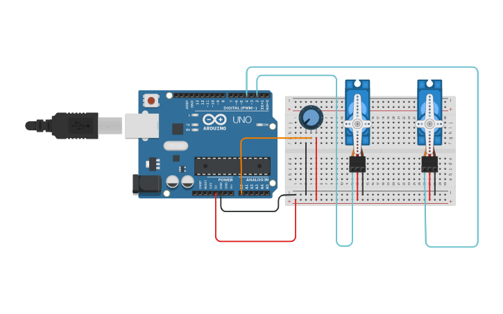 Circuit design tp6 arduino vespoli | Tinkercad
