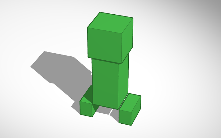 3D design kriper - Tinkercad