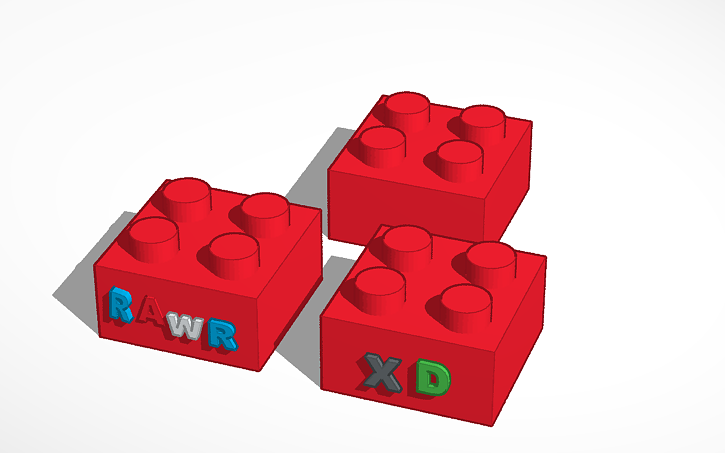 3D design weird block things | Tinkercad