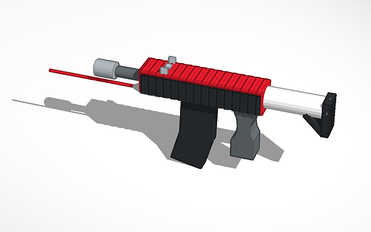 3d Design Smg Mp7 Tinkercad