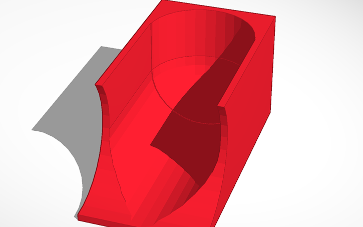 3D design Toe Splint - Tinkercad