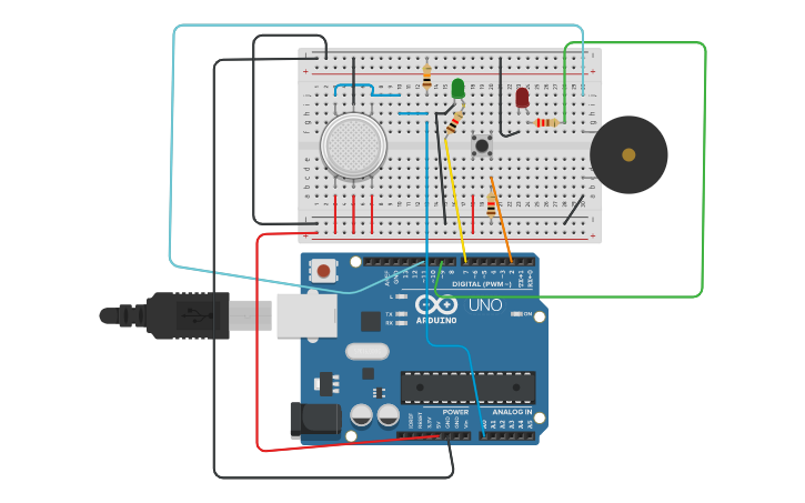Circuit design sistema antincendio con allarme, rilevatore di fumo e ...