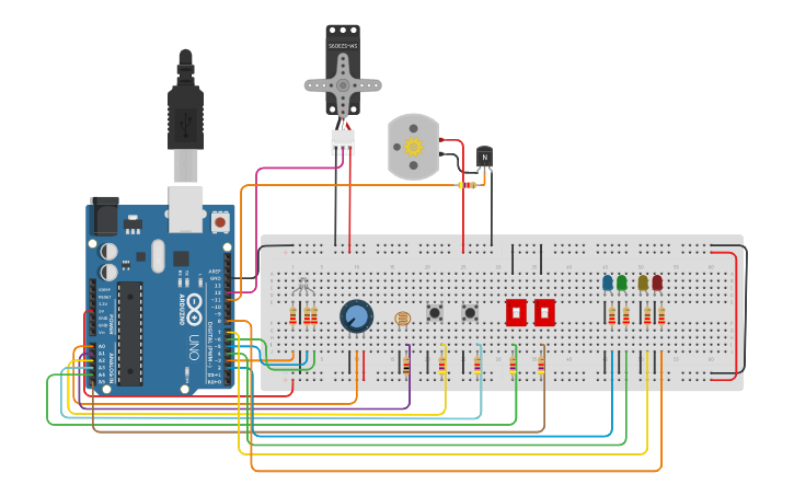 Circuit design Daniela Escobar - Proyecto Arduino - Tinkercad