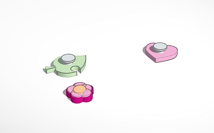 3D design Croc Charms - Tinkercad