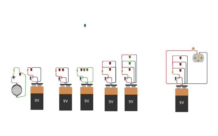 Circuit design Series and parallel - Tinkercad