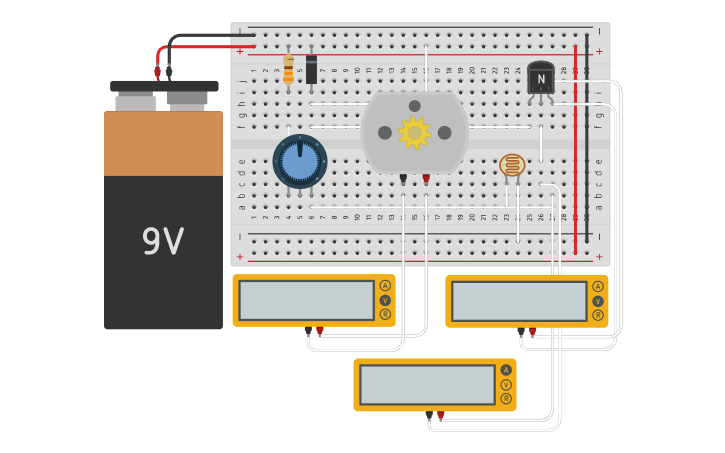 Circuit Design Practica 2 Transistor Tinkercad