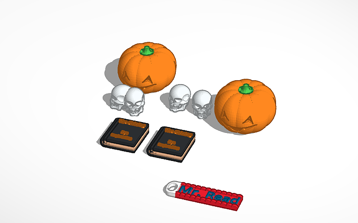 3D design Autumn Decorations - Tinkercad