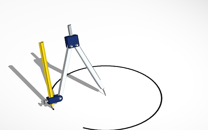 3D design Compass - Tinkercad