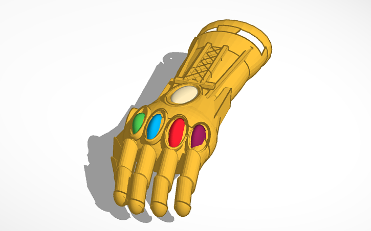 3D design Hand - Tinkercad
