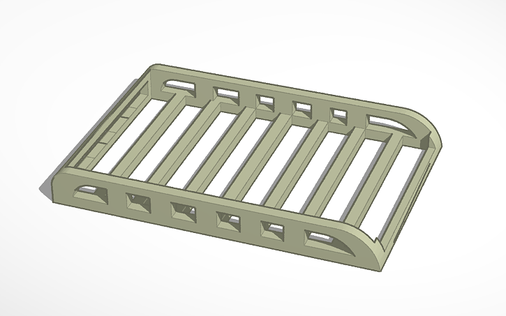 3D design scx24 roof rack (remix) - Tinkercad