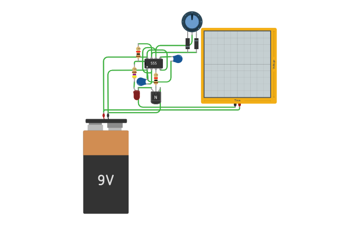 Circuit Design 555 Tinkercad Riset