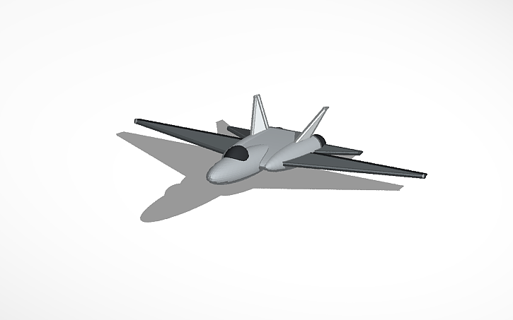 3D design Lockheed Martin F-35 - Tinkercad