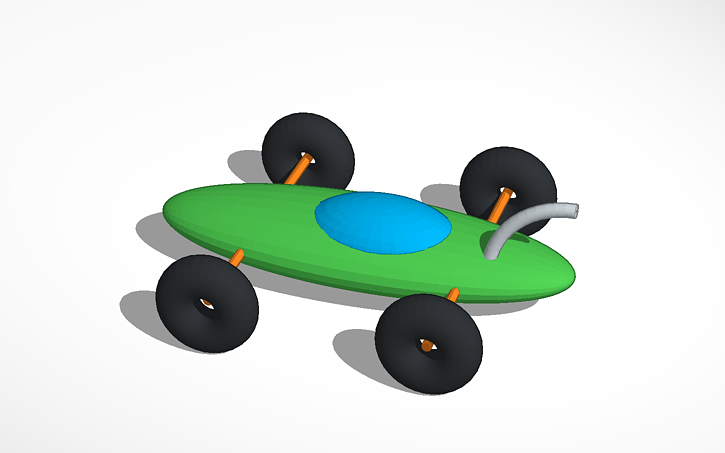 3D design sand rail - Tinkercad