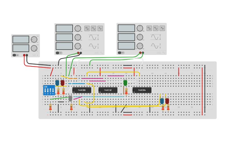 Circuit design Task 2 b - Tinkercad