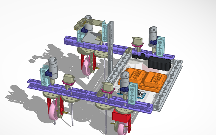 3D design Copy of FTC 2021 - 2022 Third Robot Base Design | Tinkercad