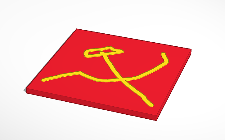 3D design Communism - Tinkercad