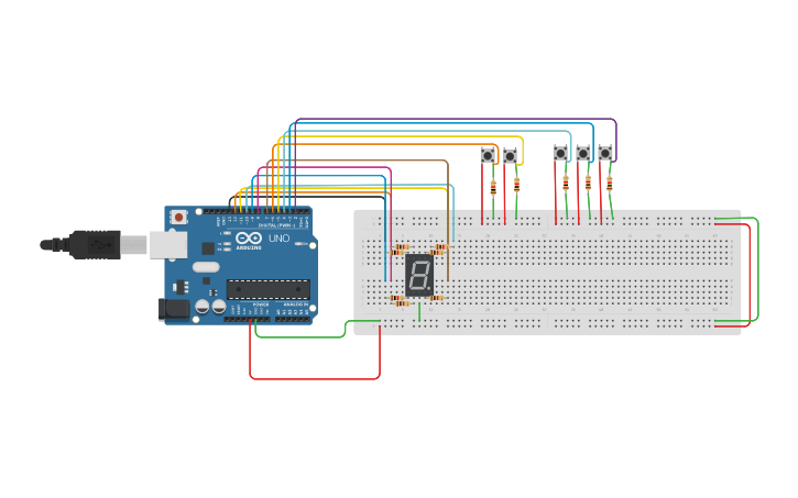 Circuit design EJERCICIO_2 | Tinkercad