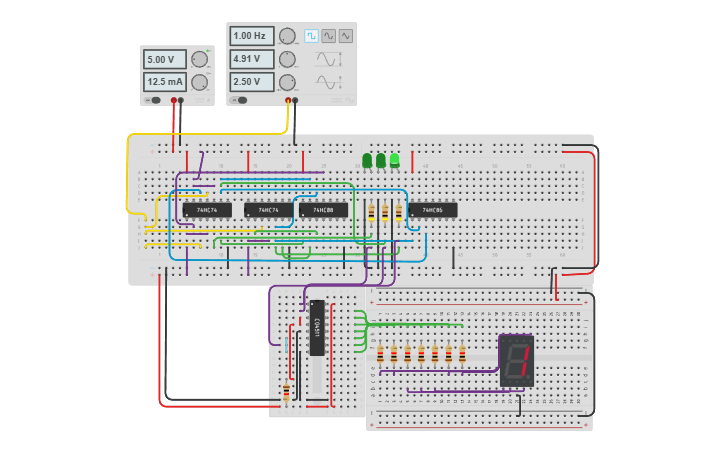 Circuit design Lab 7 - Tinkercad