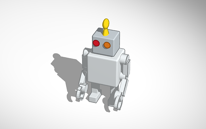 3D design ROBÔ 1 - Tinkercad
