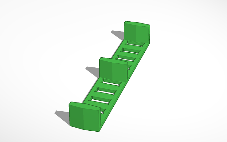 3D design Flashdrive Rack | Tinkercad