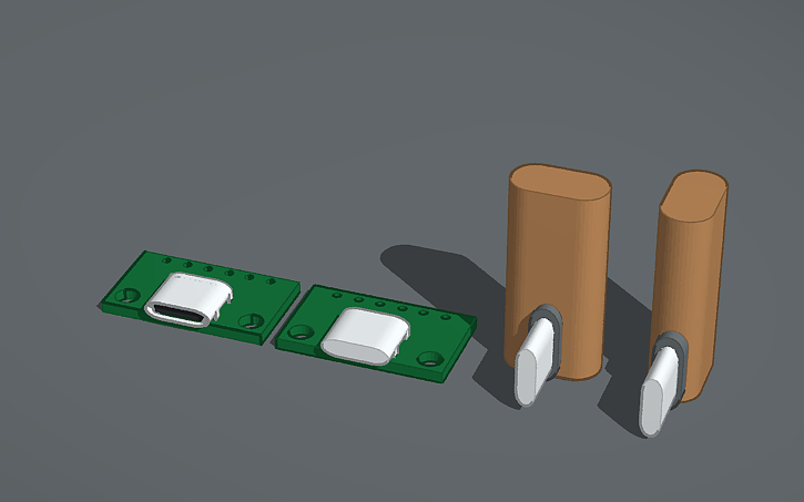 3D design USB-C References - Tinkercad