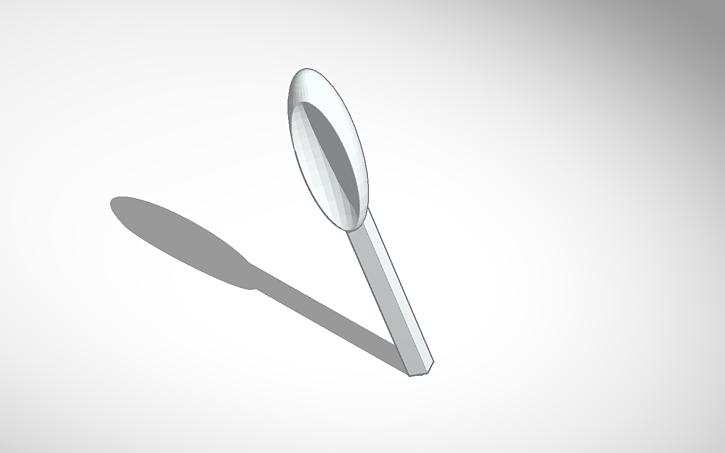 3D design Spoon - Tinkercad