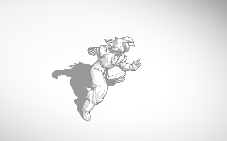 3D design DBZ Goku | Tinkercad