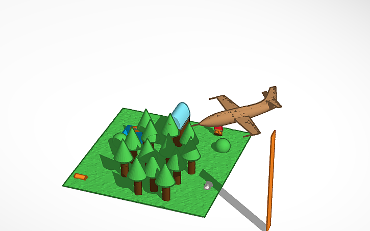 3D design Forest - Tinkercad