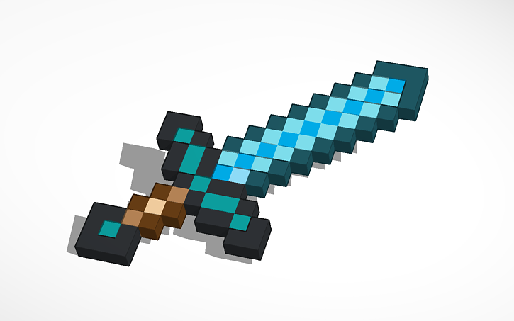 3D design Diamond Sword - Tinkercad