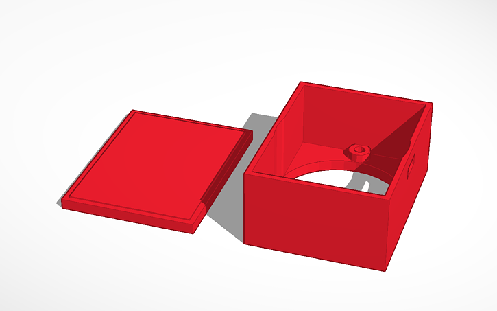 3D design PIR Enclosure - Tinkercad