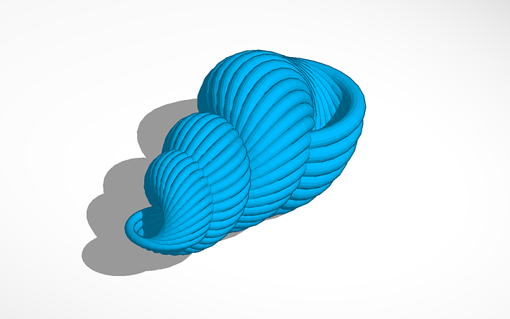 3D design Copy of Endless Shell - Tinkercad