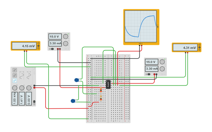 Circuit design TEORIA DE CONTROL - Tinkercad