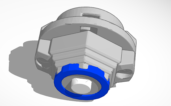 3D design Beyblade Master driver - Tinkercad