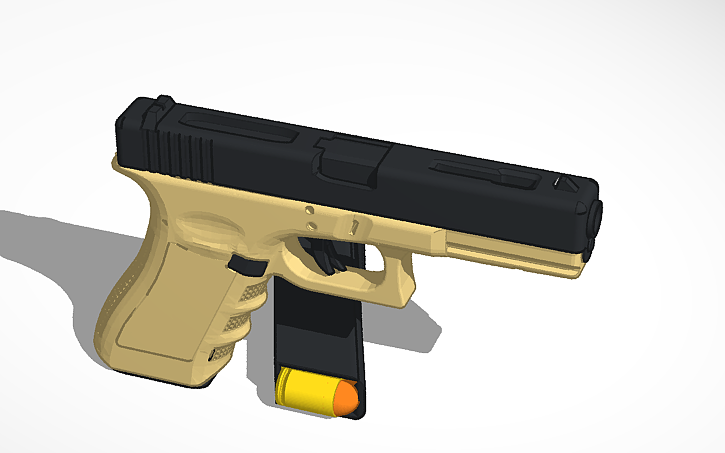3D design Glock - Tinkercad