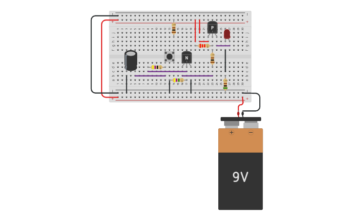 Circuit design Practica 1 - Tinkercad